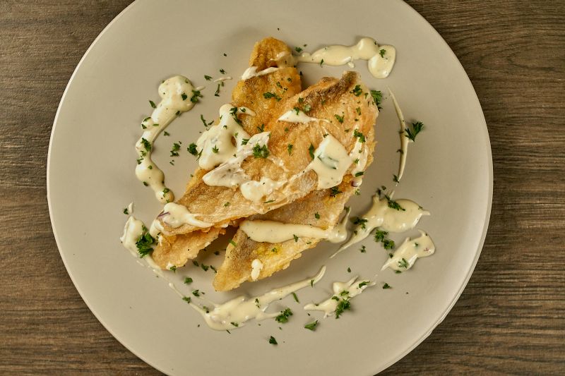 Recipe Fish in Batter with Lemon Sauce
