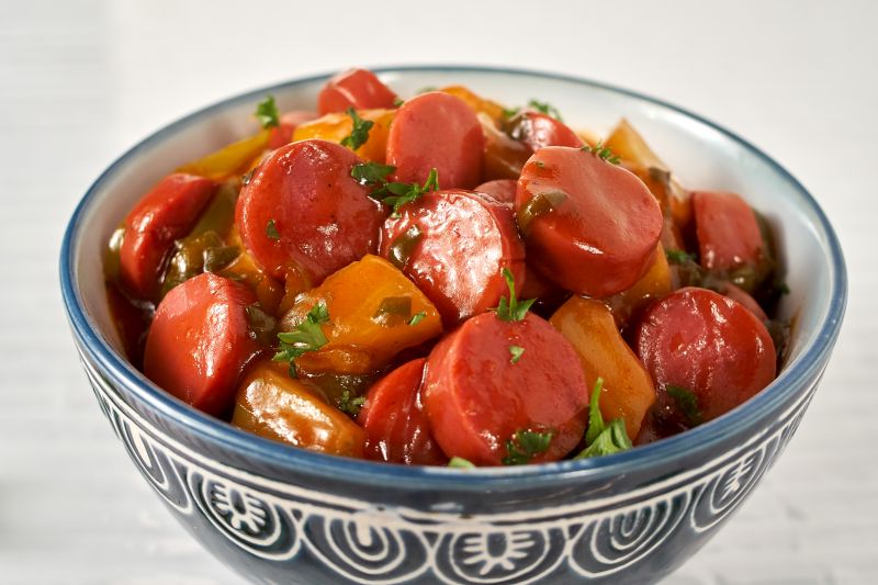 Recipe Curried Franks Stir Fry